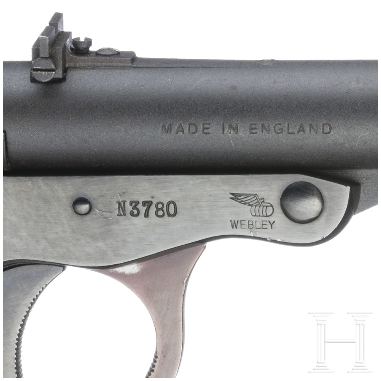 Webley & Scott Single Shot Target Pistol Mod. 1956 - auctions & price ...