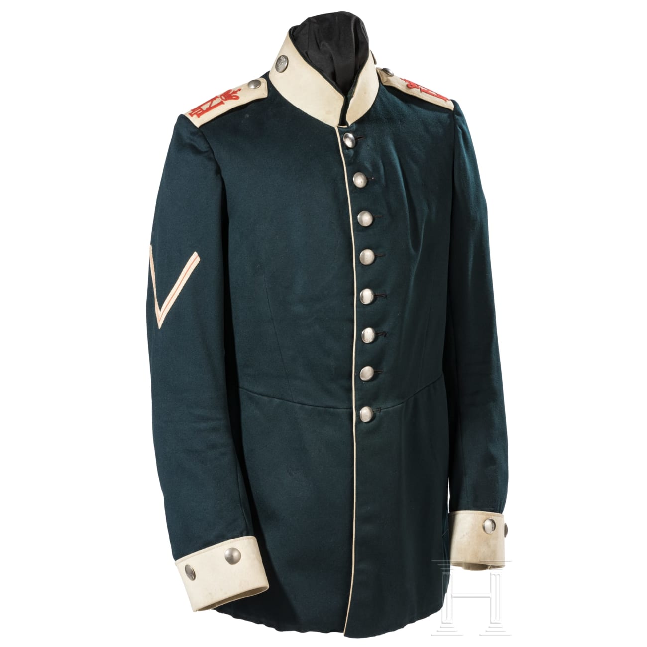 Waffenrock für Mannschaften im Leib-Dragoner-Regiment Nr. 24, um 1900 ...