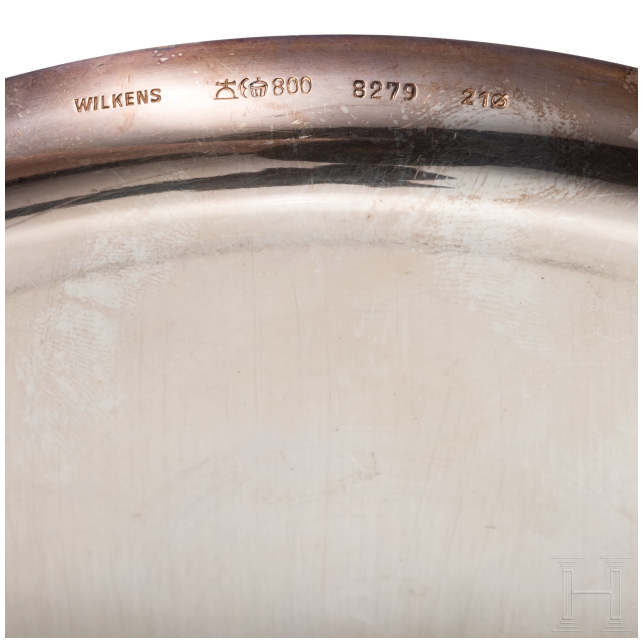 A silver bowl from the 12th and 467th Infantry Regiment, Bremen ...