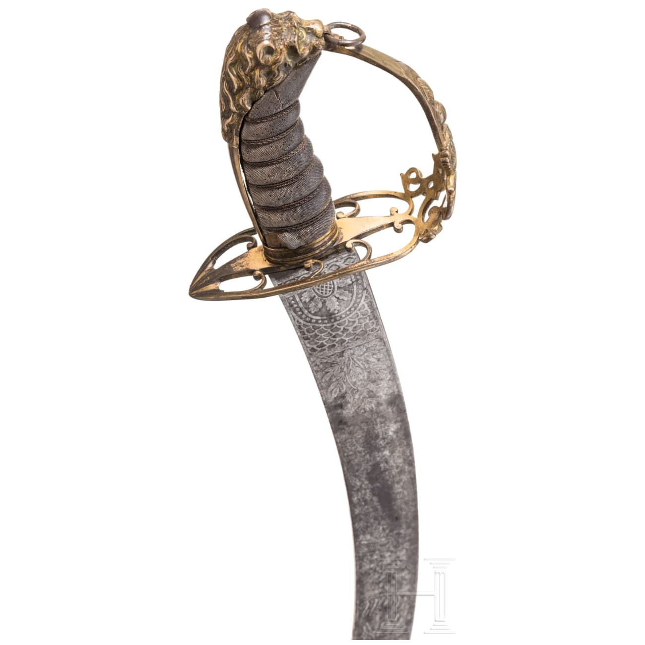 Löwenkopfsäbel M 1803 für hohe Offiziere von Reddell, London, 1 ...