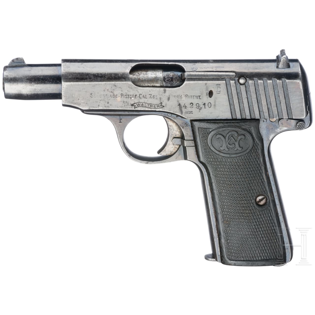 Walther Mod. 4, Militärkontrakt, Lizenzfertigung Funk, Suhl - auctions ...