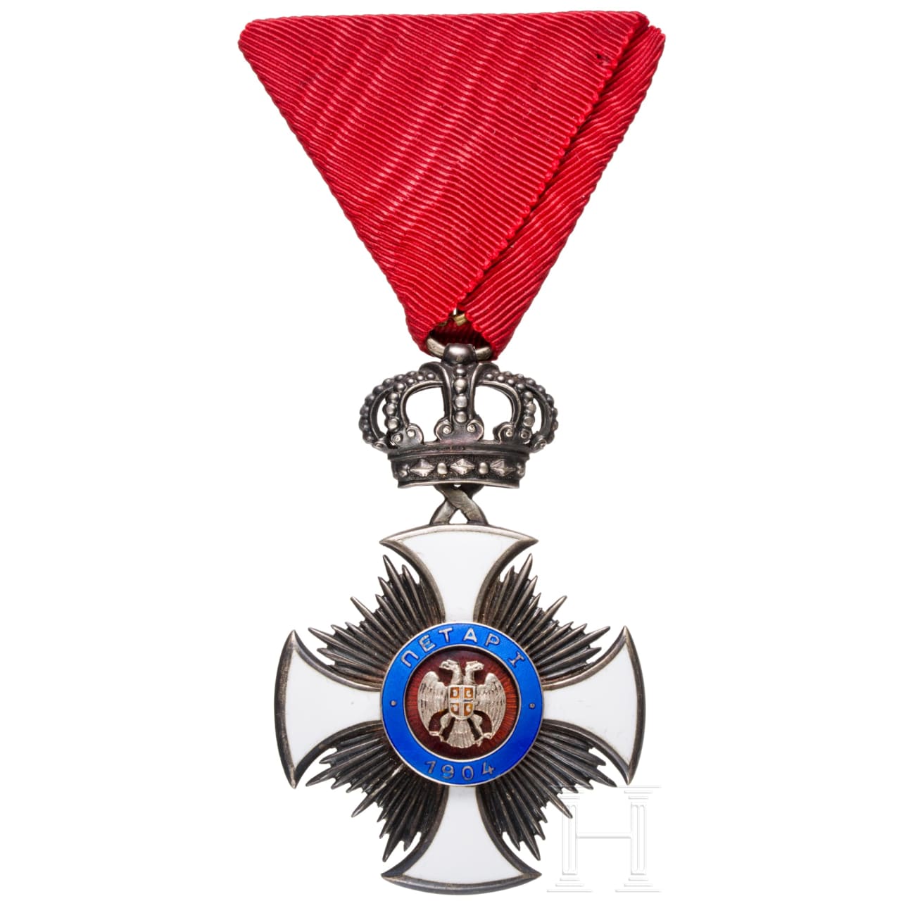 Serbischer Orden des Sterns von Karageorge, Ritterkreuz, zwischen 1905 ...