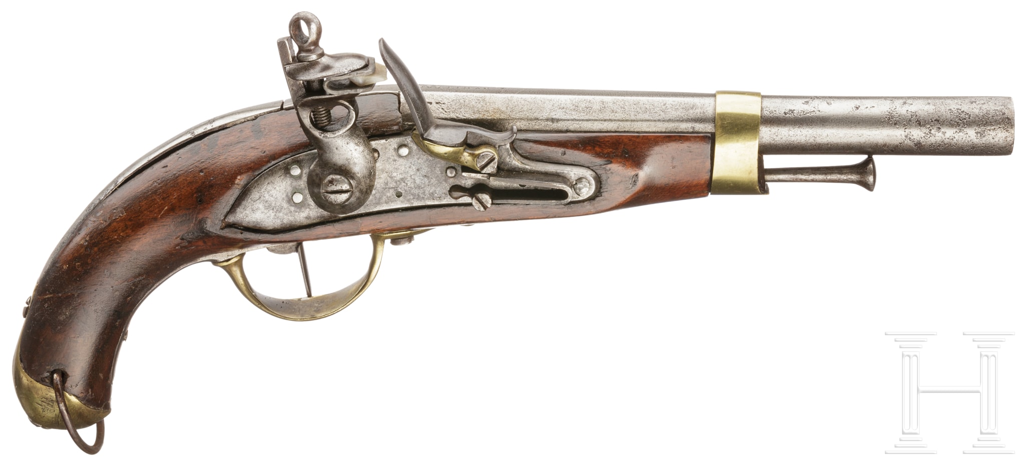 A flintlock cavalry pistol Mod. 1815, dated 1832 | Barnebys