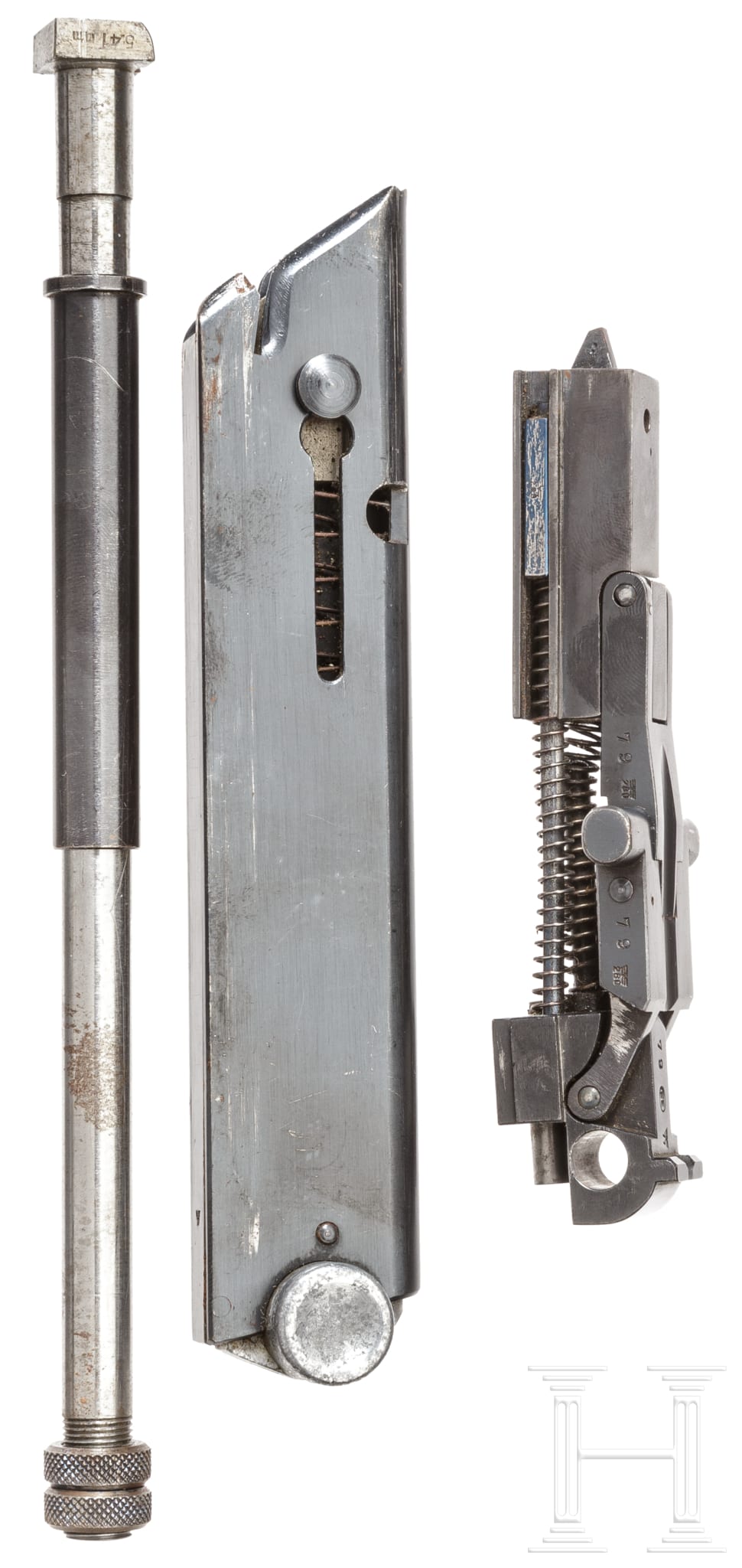 An Erma semi-auto .22 l.r. conversion kit for a Luger pistol | Barnebys