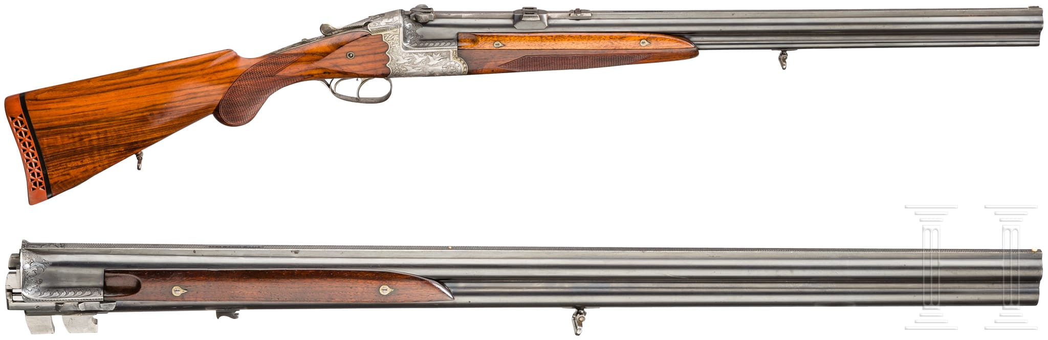 Bockbüchsflinte Rempt, Suhl, mit ZF Zeiss und WL-Bockdoppelflinte, im ...