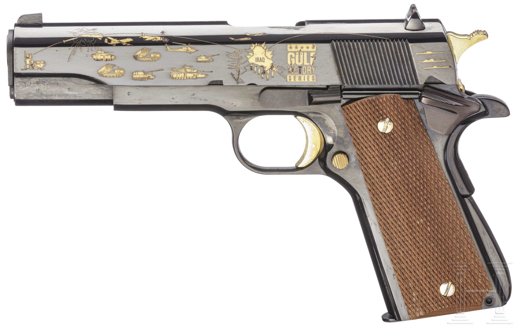 Springfield Armory Mod. 1911, Commemorative "Gulf Victory - Desert ...