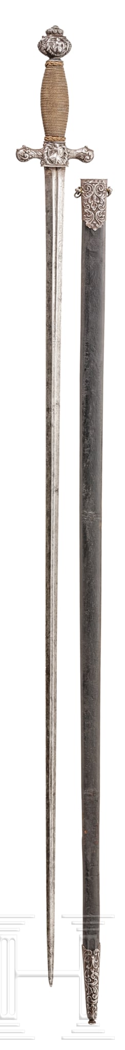 A North German iron-cut pillow sword, 17th century | Barnebys