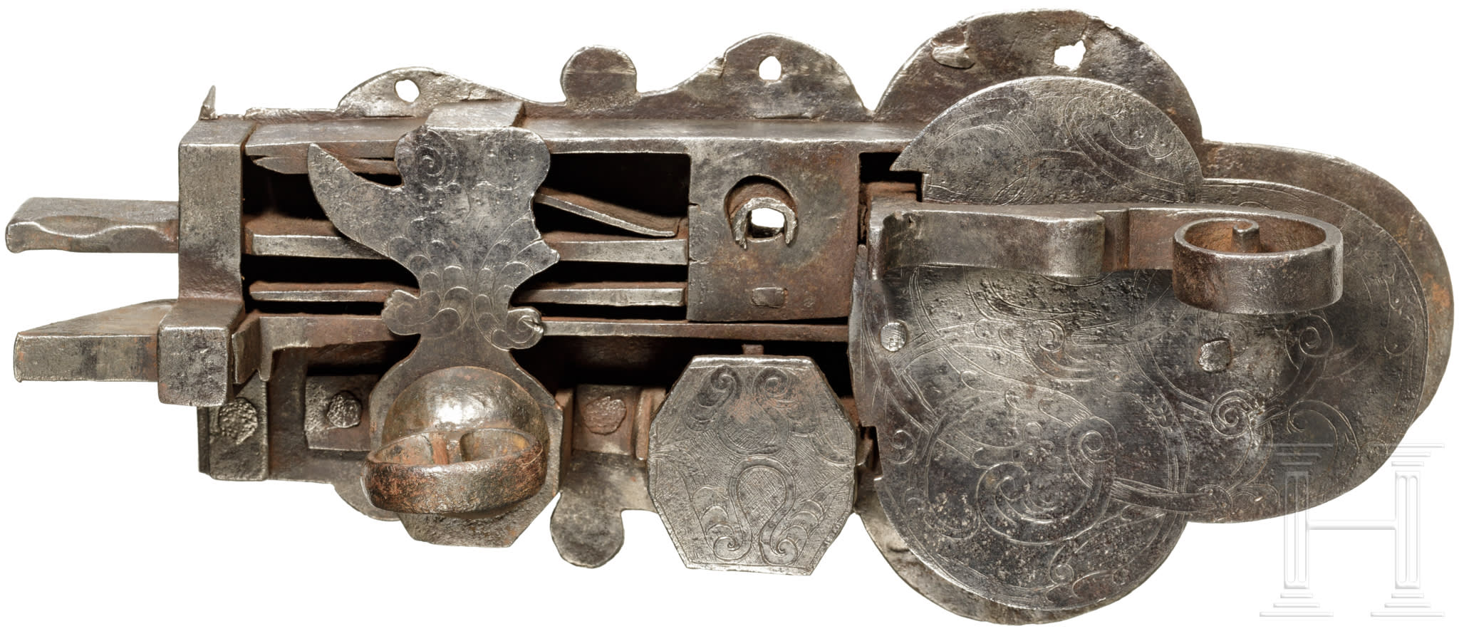 A South German late Renaissance lock for a door, circa 1620 | Barnebys