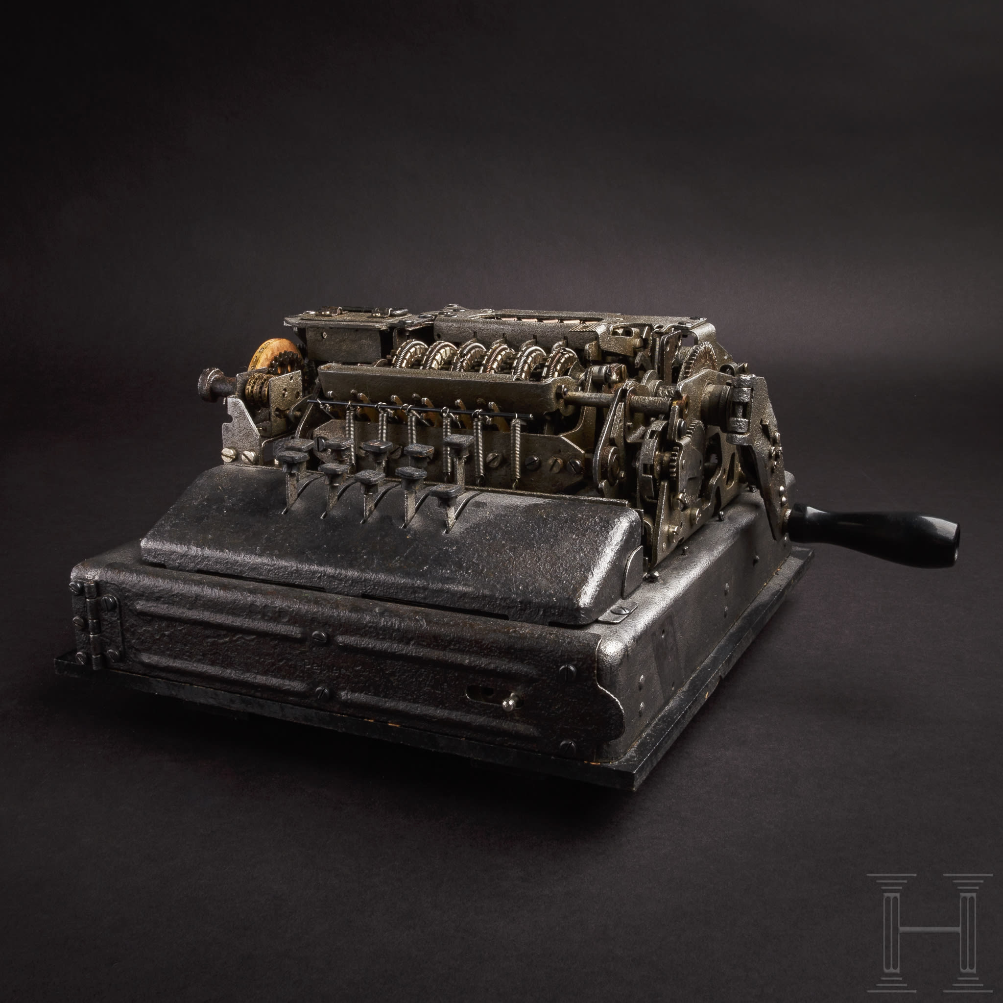 A cipher machine 41 (SG-41), known as the "Hitler mill", made by the ...
