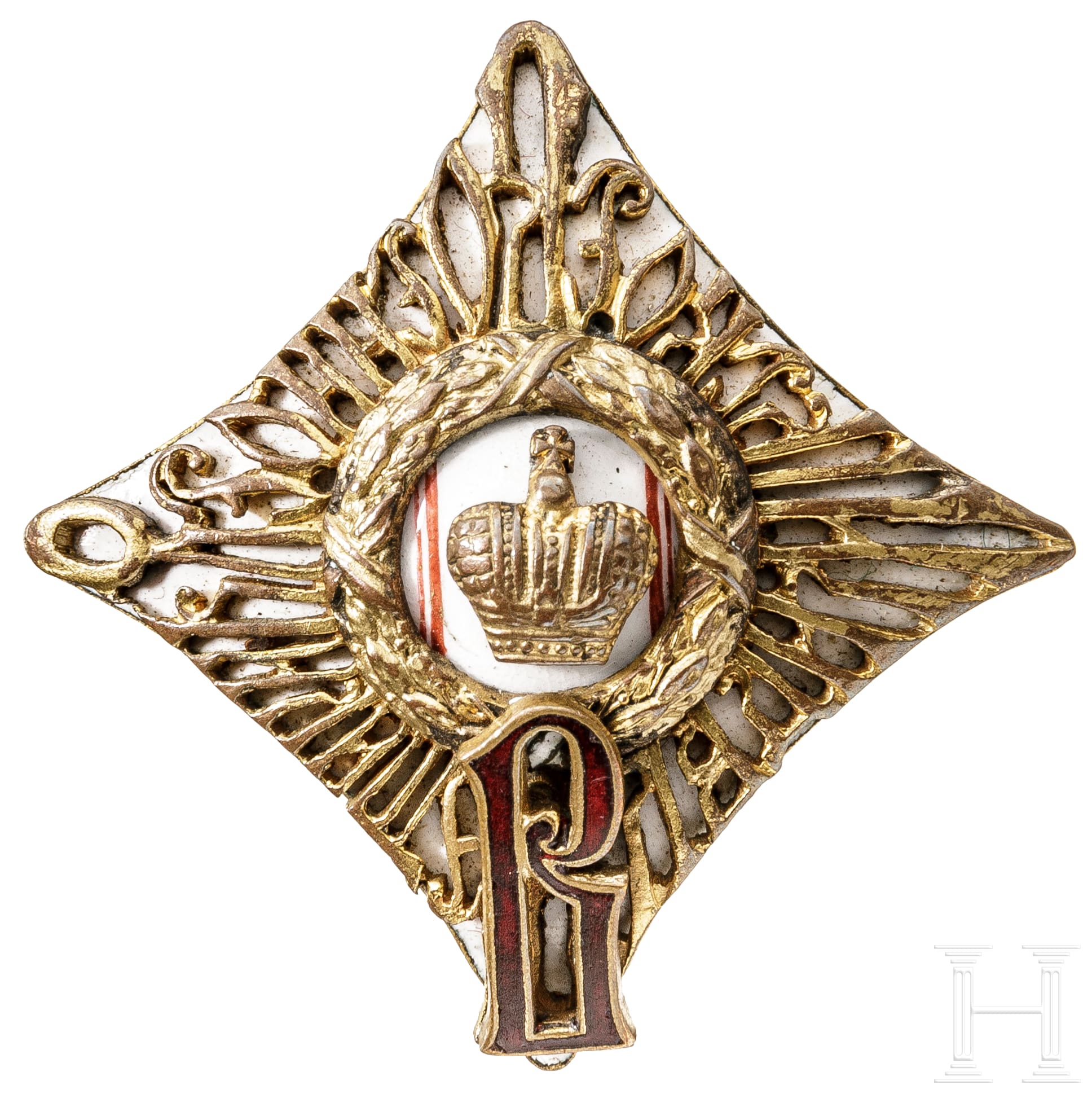 A Graduates Badge Of The Military School In Vladimir Before 1918 a-graduates-badge-of-the-military-school-in-vladimir-before-1918