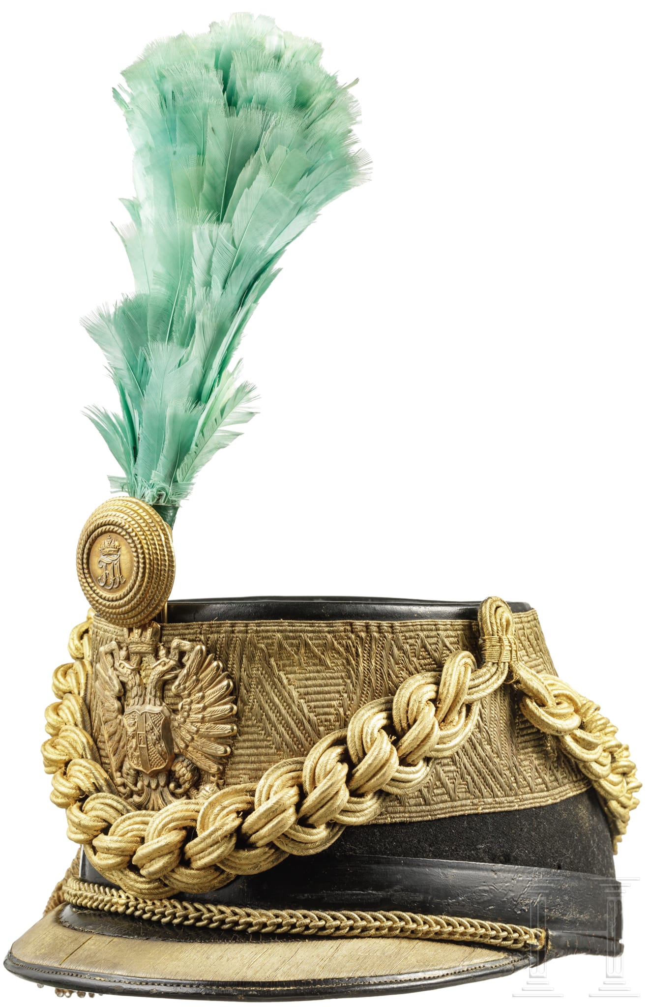 A shako of an Austrian general of the cavalry in Hungarian gala ...