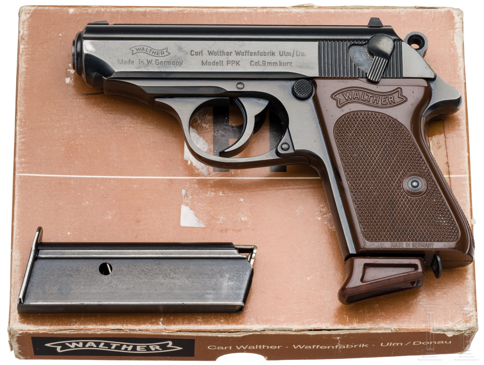 Walther Ulm, PPK, im Karton | Barnebys