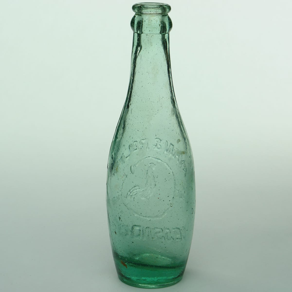 Crown Seal Skittle. Ryan & Rolfe, Cessnock. Aqua. 6 oz. (New South ...